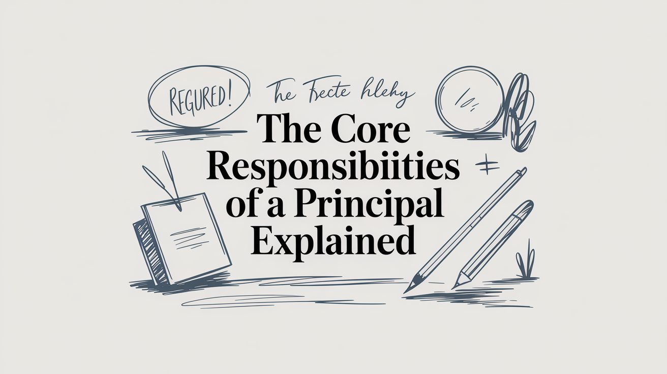 The Core Responsibilities of a Principal Explained